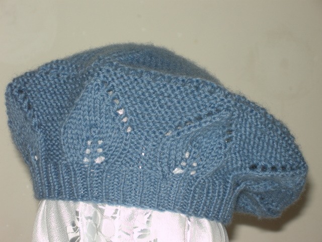 Bereta fete/femei, tricotata manual, model deosebit, lana 75% - Basca ...